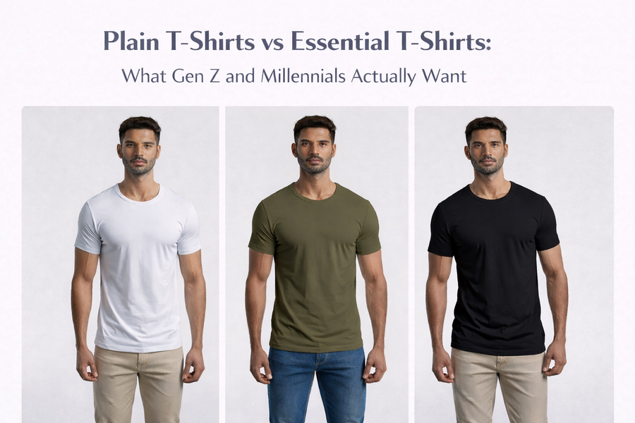 Plain T-Shirts vs Essential T-Shirts: What Gen Z and Millennials Actua ...