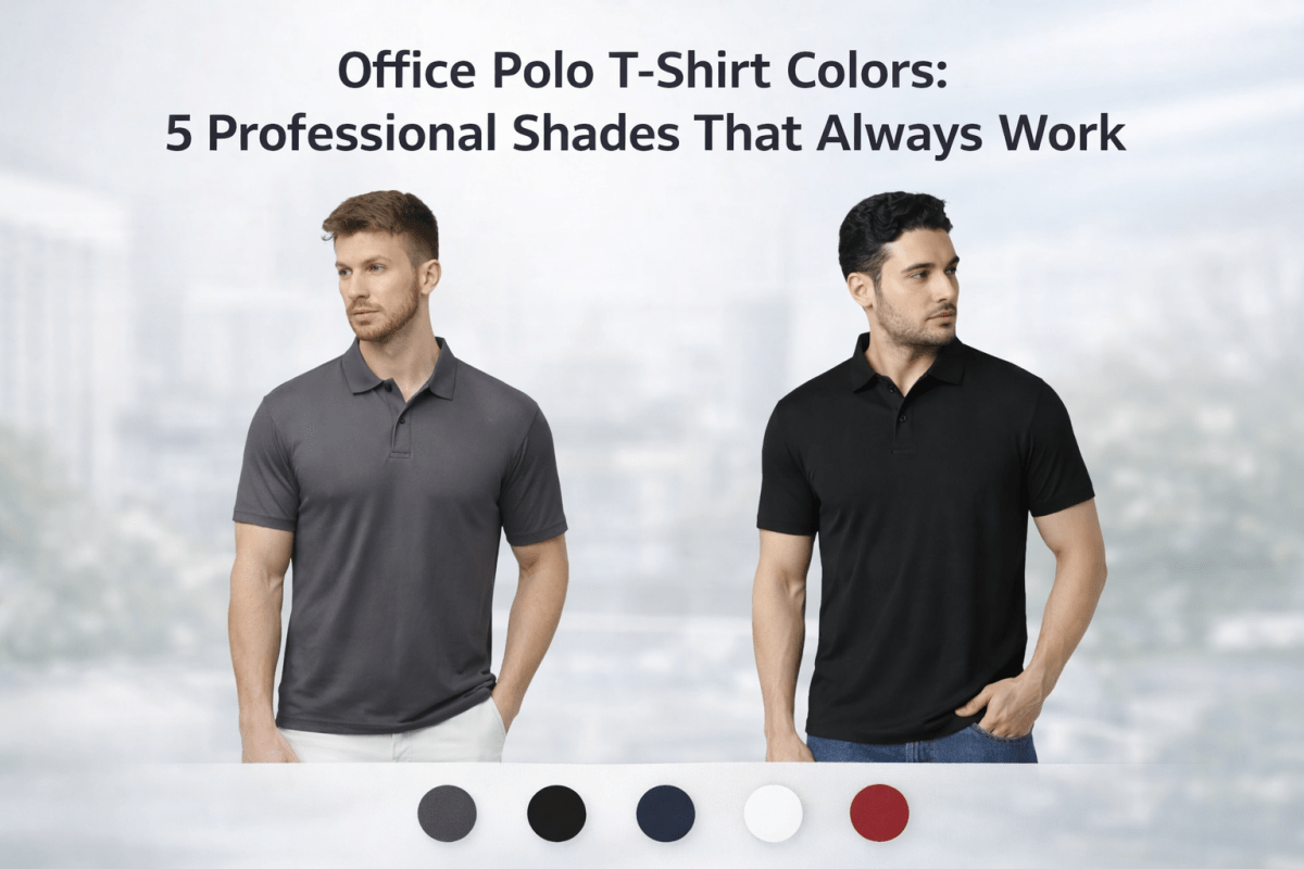 Office Polo T-Shirt Colors: 5 Professional Shades That Always Work ...